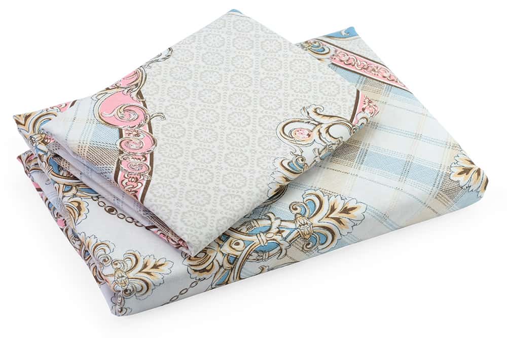 Bed Sheet Queen Size Circular abstract paisley pattern - Queen Size ...