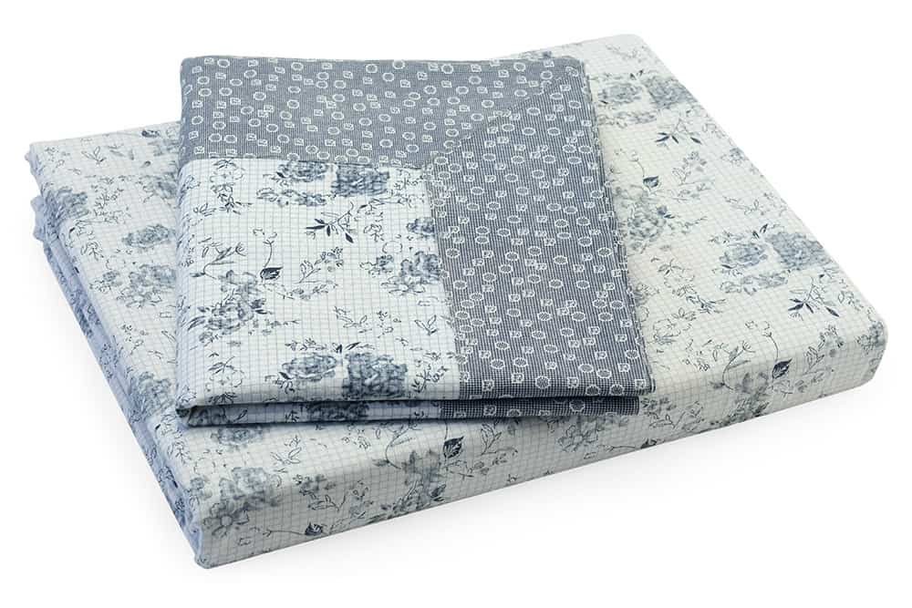 Bed Sheet Full Size checks & flower pattern - Full Size | BalooWorld