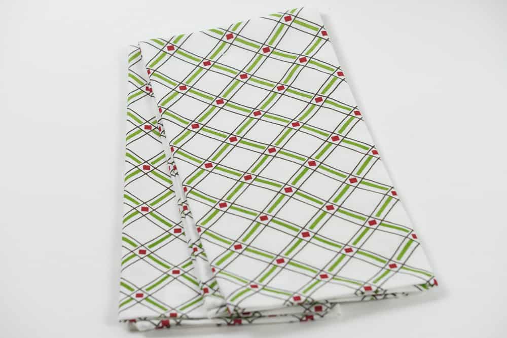 BalooWorld | red green geometric kitchen towel
